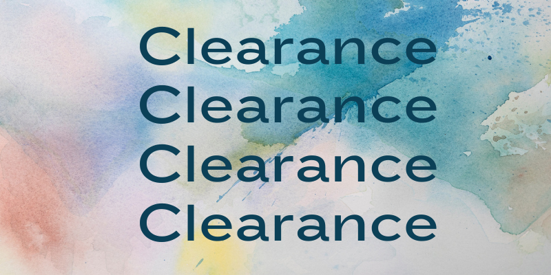 Clearance Merchandise