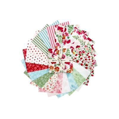Clothworks, Berry Sweet, Charm Pack , 42pc 5"X5" Squares