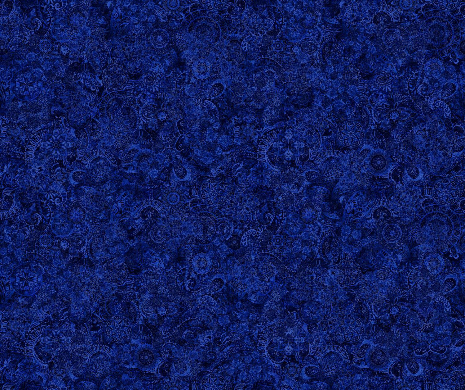 Quilting Treasures, Mystique, Wide Backing, Ultramarine Blue