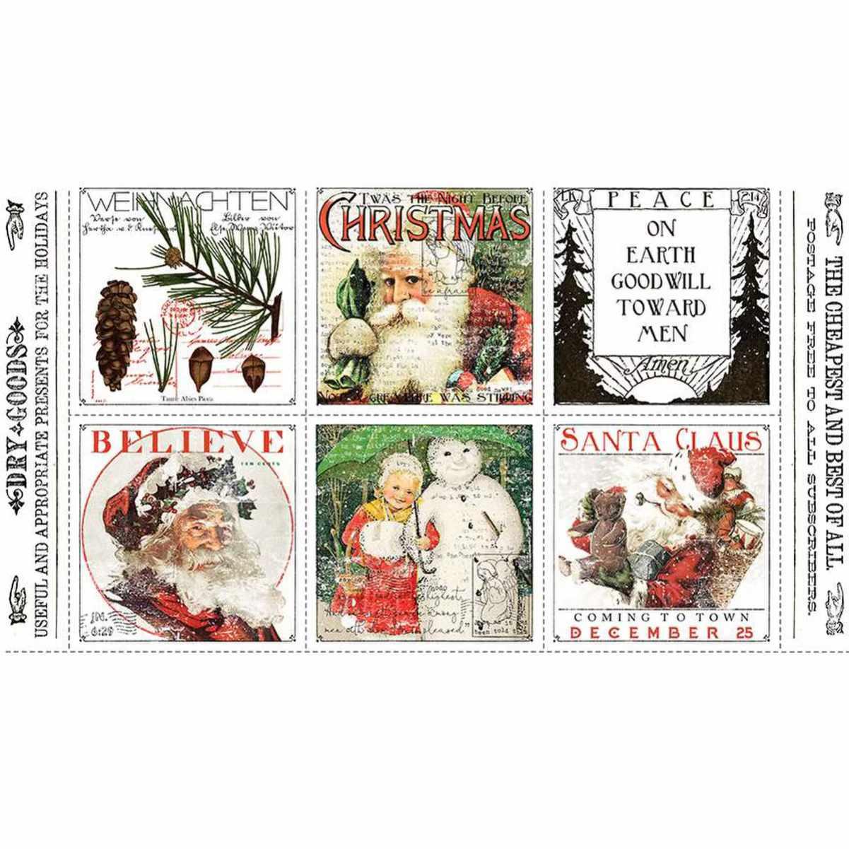 Riley Blake, Classic Christmas, 24" X 43" Patch Panel