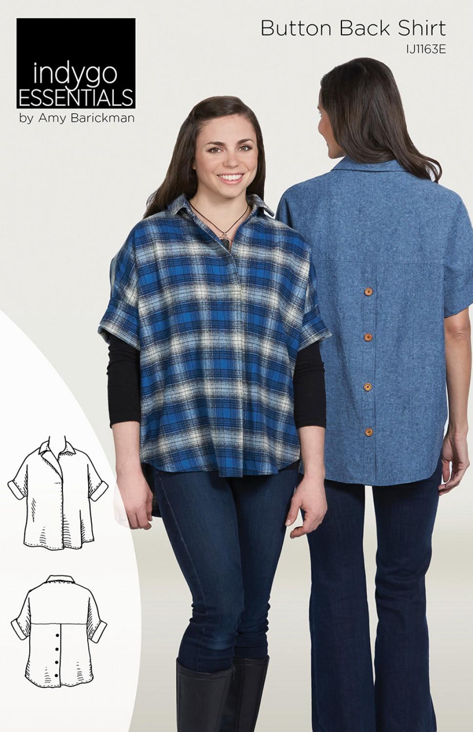 Button Back Shirt Pattern