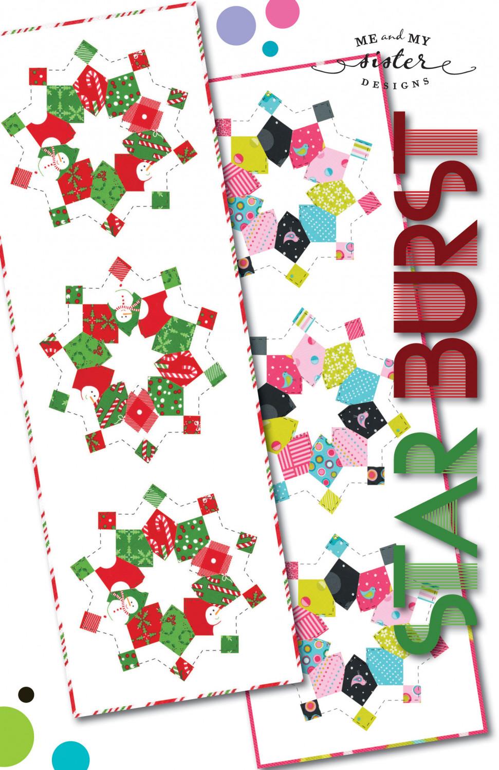 Starburst Table Runner Pattern with Template